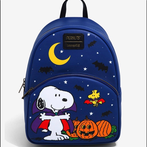 Loungefly | Bags | Loungefly Peanuts Snoopy Woodstockvampire Mini ...